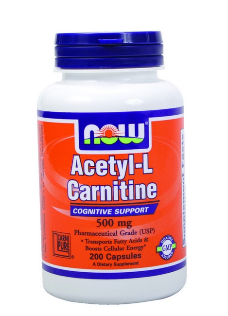 Now Foods Acetyl-L-Carnitine 500 Mg - 200 Cap