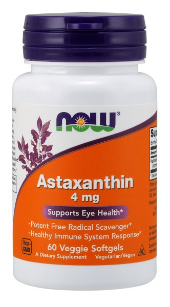Now Foods Astaxanthin 4 Mg - 60 Capsules
