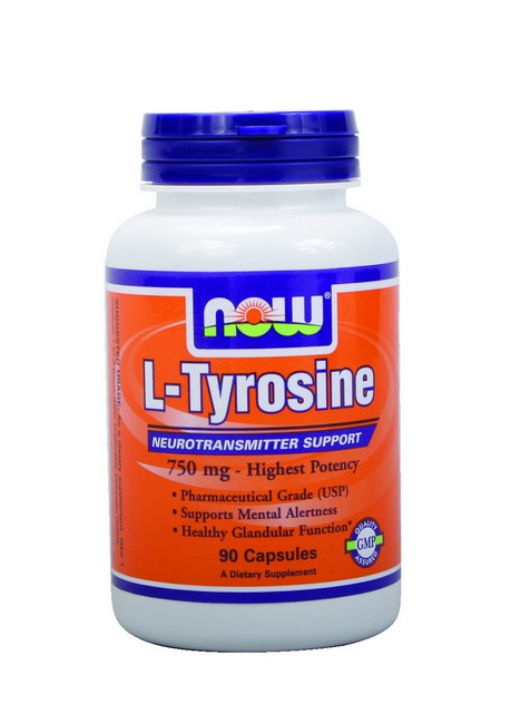 Now Foods L-Tyrosine 750 Mg - 90 Cap
