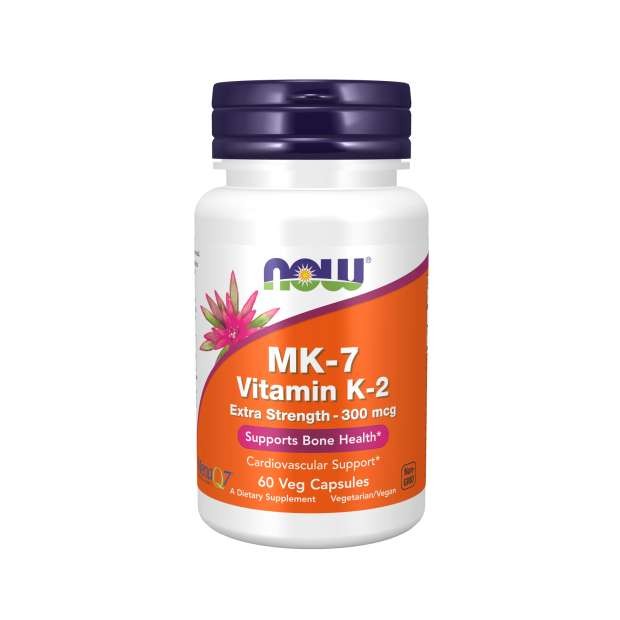 Now Foods MK-7 Vitamin K-2 300 mcg Extra strength - 60 Cap