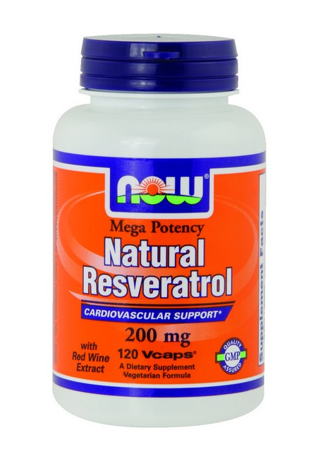 Now Foods Resveratrol 200 mg - 120 VCap