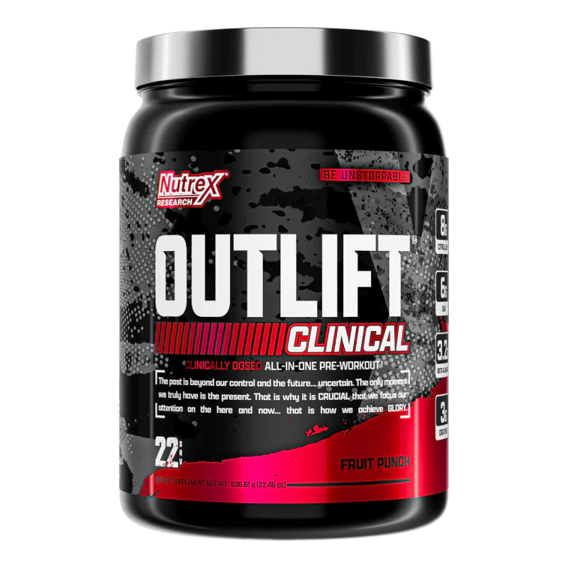Nutrex Outlift Clinical Pre-Workout Fruit Punch - 22 Servings