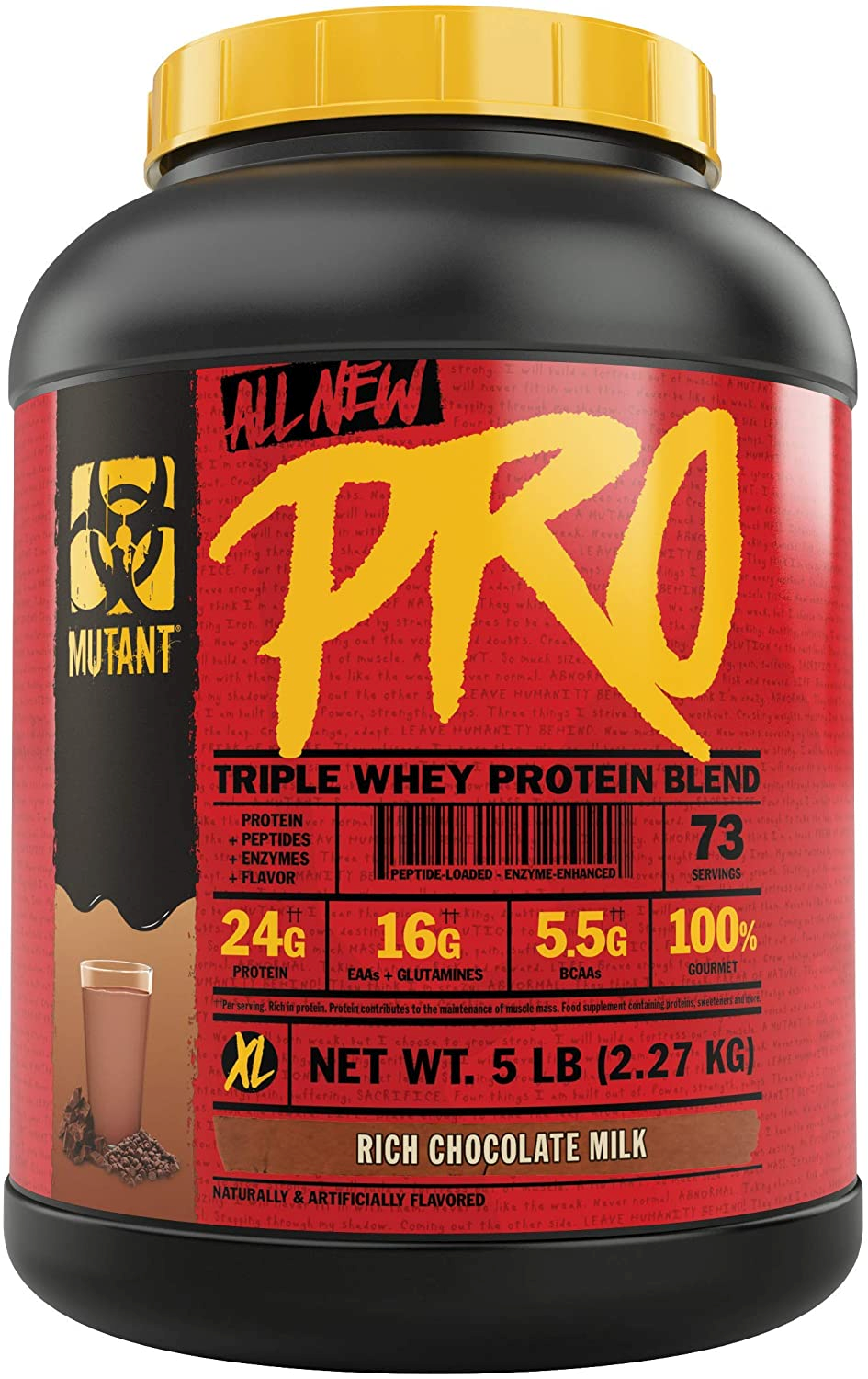 Mutant PRO Triple Whey Protein Blend Chocolate Milk - 5 Lb