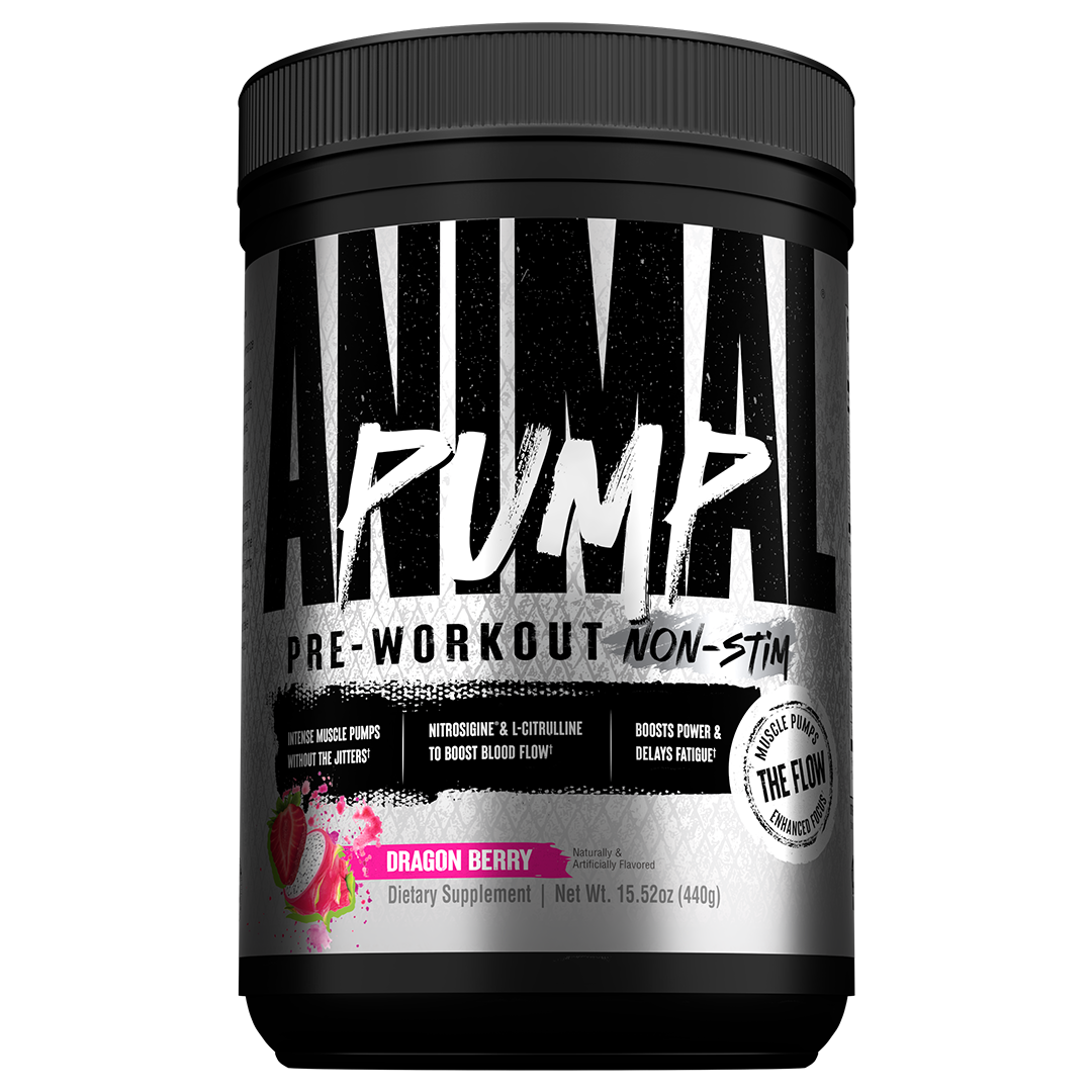 Animal Pump Non-Stim Pre-Workout Lemon Surge - 40/20 Servings by ANIMAL Pak