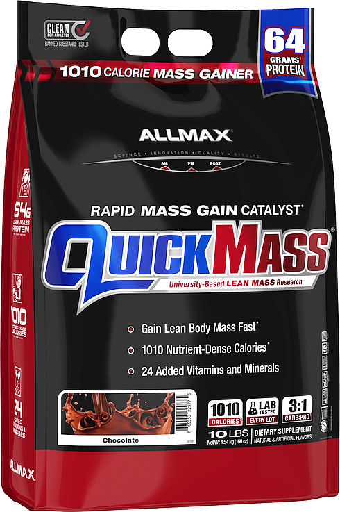 AllMax Nutrition QuickMass Chocolate - 10 Lb