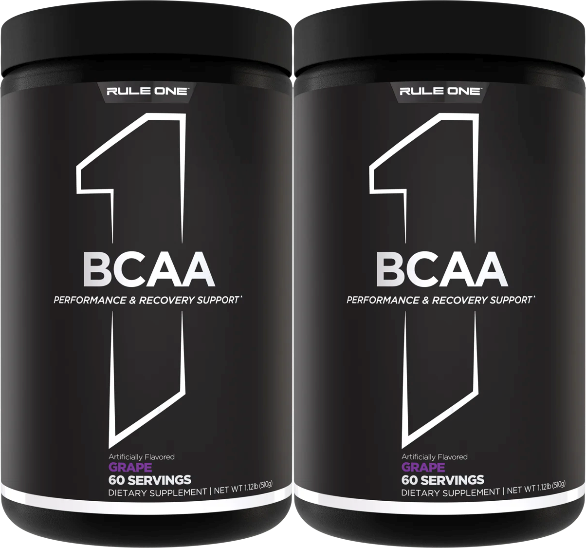 Rule 1 BCAA Grape - 120 Servings (2 x 60 Servings) TWINPACK