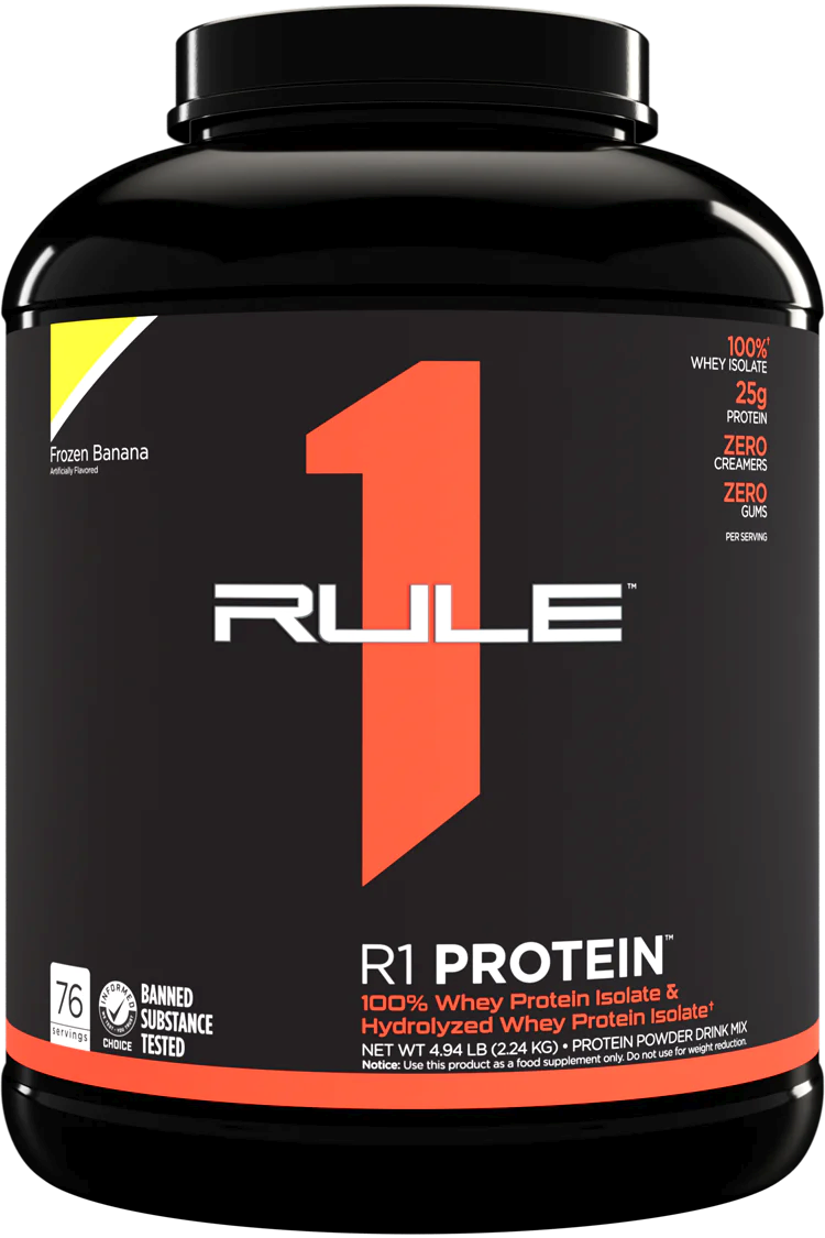 Rule 1 R1 Protein Whey Isolate Lightly Salted Caramel - 5 Lb (76 Servings)