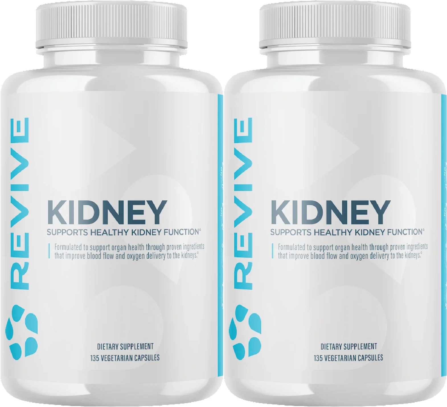Revive Kidney - 2 x 135 Capsule Bottles (45 Servings) *New Formula TWINPACK