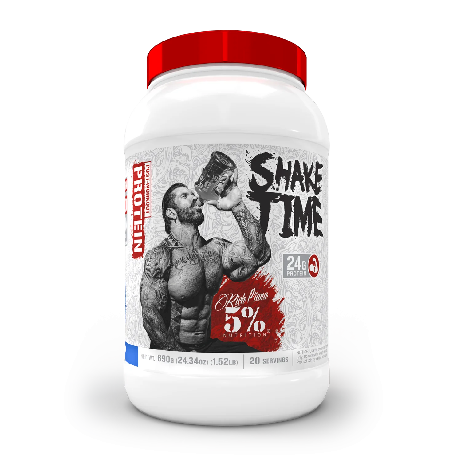 5% Nutrition Shake Time Cookies & Cream - 20 Servings