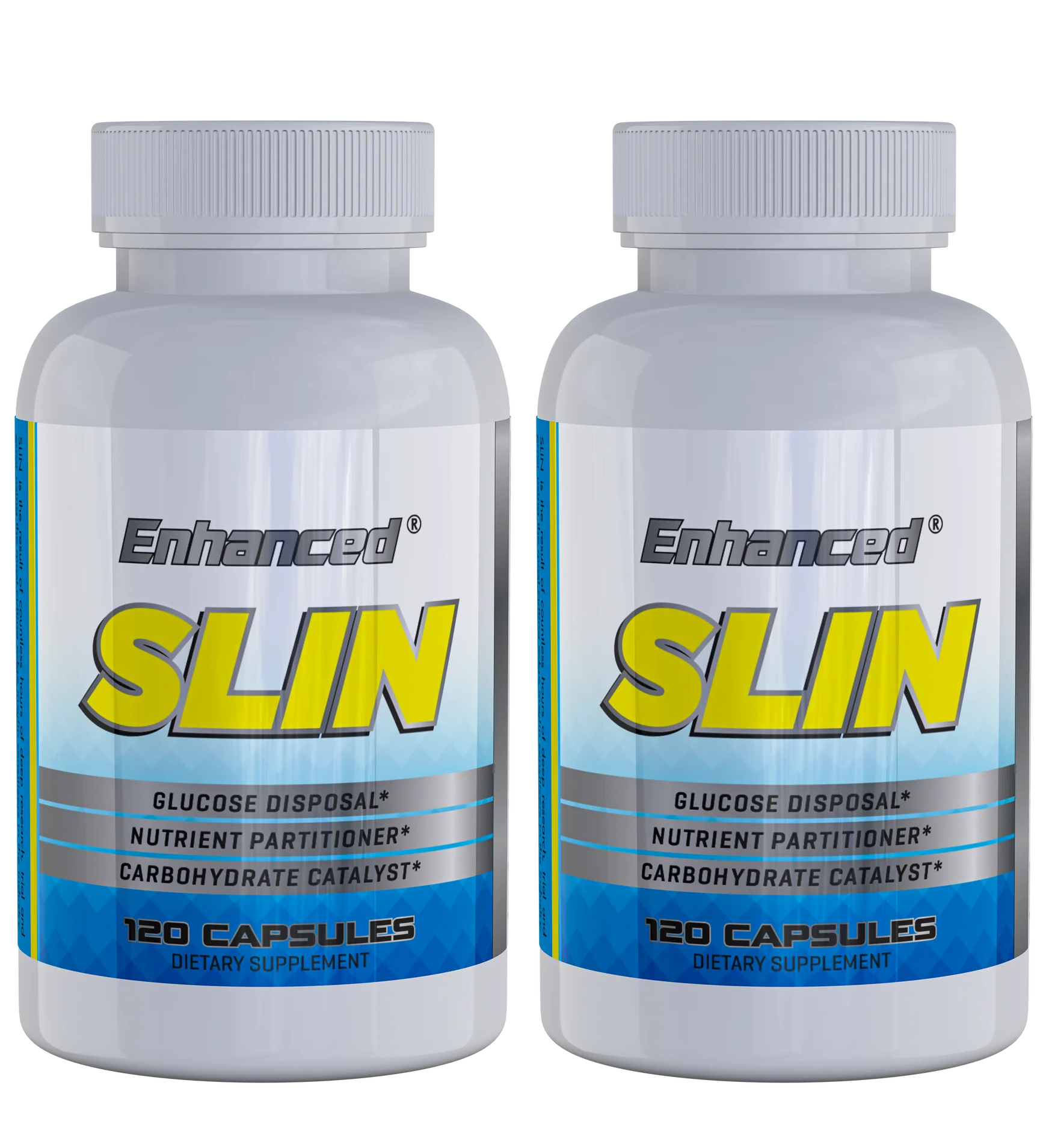 Enhanced SLIN Glucose Disposal (Carbs into Muscle) - 2 x 120 Cap Btls ...