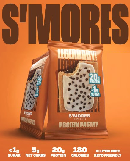 Legendary Foods Tasty Pastry Toaster Pastries S'Mores - 10 Pastries