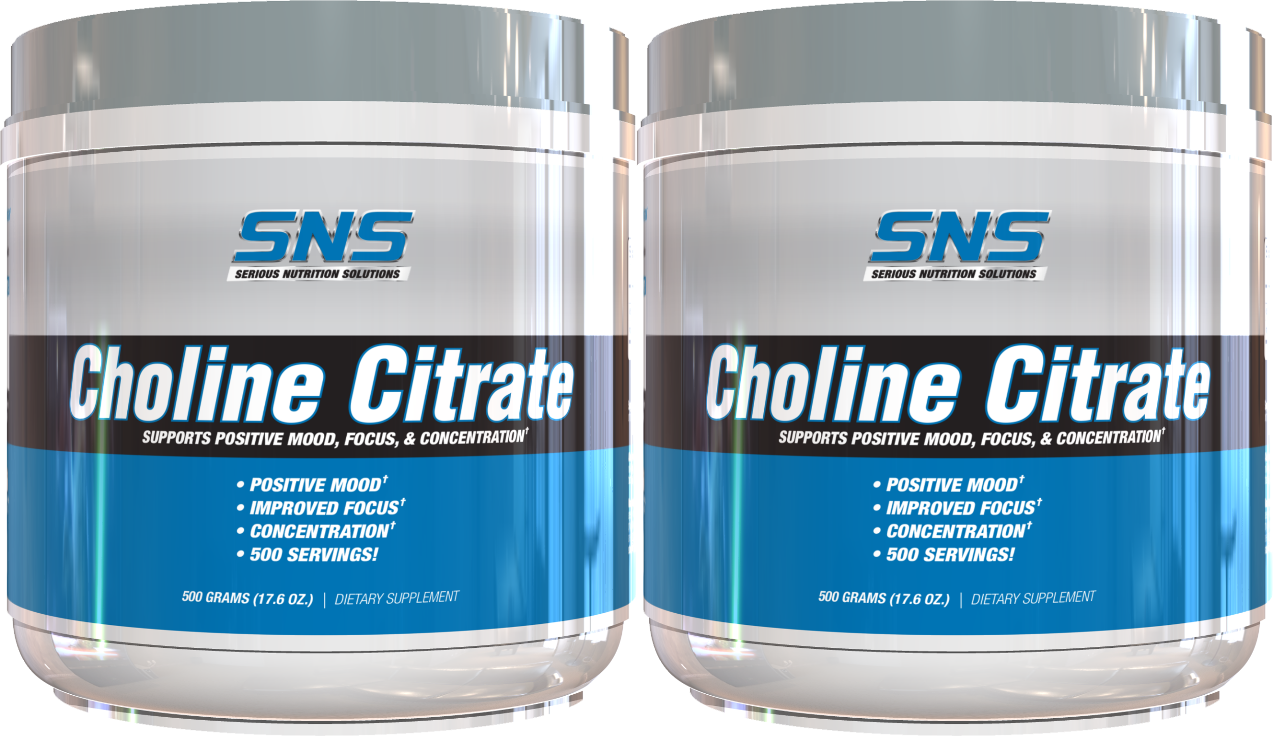 SNS Serious Nutrition Solutions Choline Citrate - 1000 Grams (2 x 500 ...