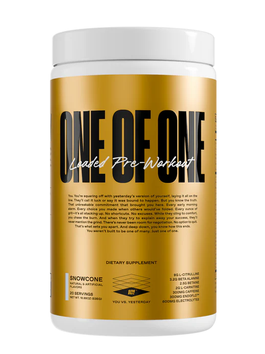 One of One Pre-workout Fully Loaded Snow Cone - 20 Servings