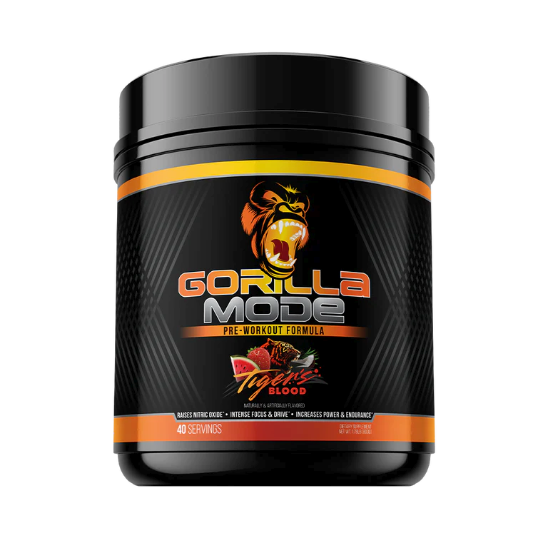Gorilla Mind Gorilla Mode Pre-Workout Tigers Blood - 40 Servings *New Formula
