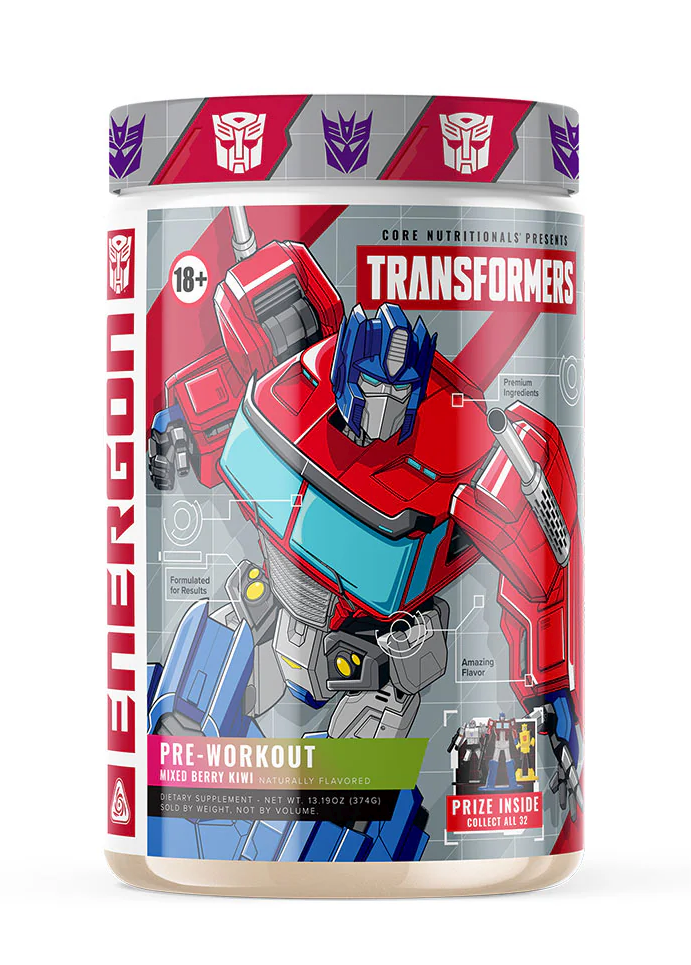 Core Nutritionals Transformers Energon Optimus Prime Mixed Berry Kiwi ...
