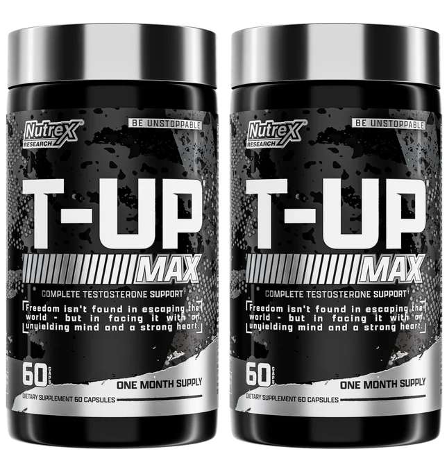 Nutrex T-UP Max - 120 Capsules (2 x 60 Cap Btls) TWINPACK