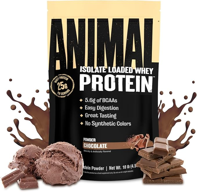 Animal Isolate Loaded Whey Protein Chocolate - 4 Lb by ANIMAL Pak