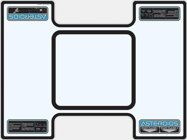 Asteroids Cocktail Glass Underlay