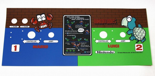 Mario Bros. Control Panel Overlay