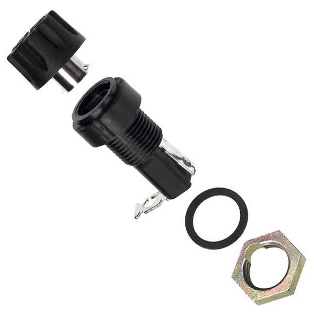 Panel Mount Transformer Base Line Fuse Holder