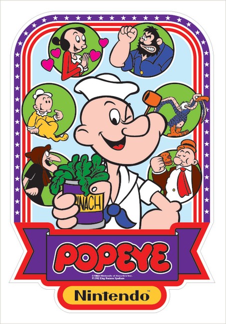 Popeye Side Art Set