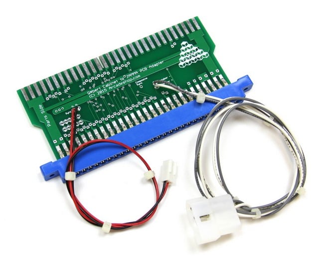 Q*bert Cabinet to JAMMA PCB Adapter