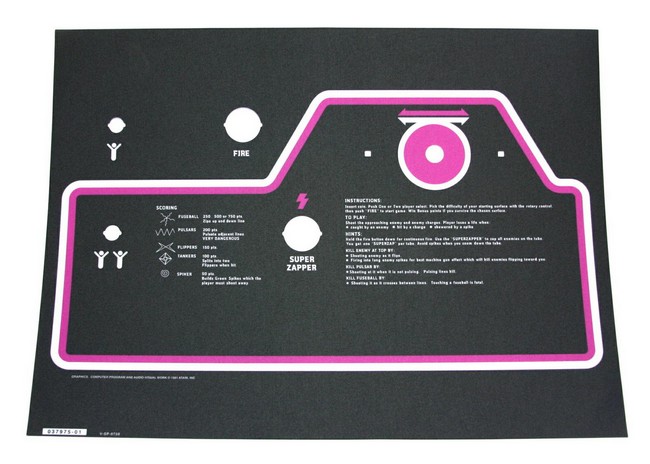 Tempest Mini/Cabaret Control Panel Overlay