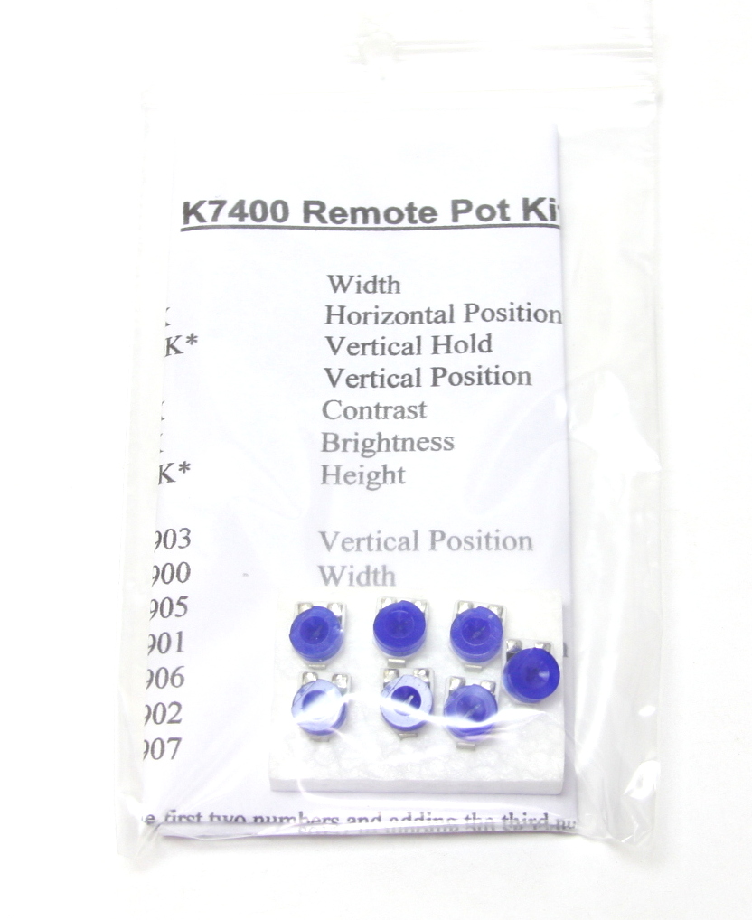 Wells Gardner K7400 Remote Potentiometer Kit