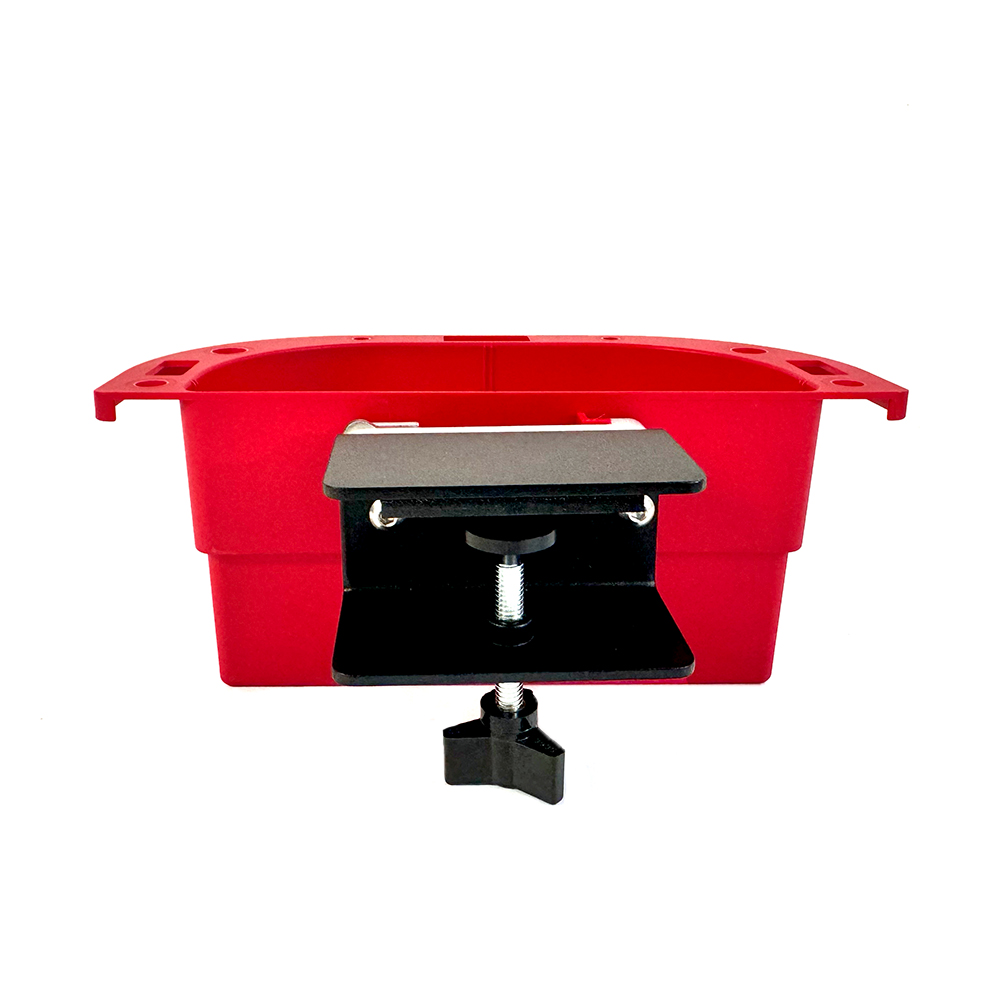Red Table Mount Grooming Supply Caddy | Kennel Gear USA
