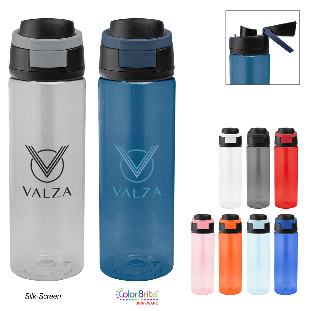 pop sip rPET bottle - 24 oz reusable drinkware