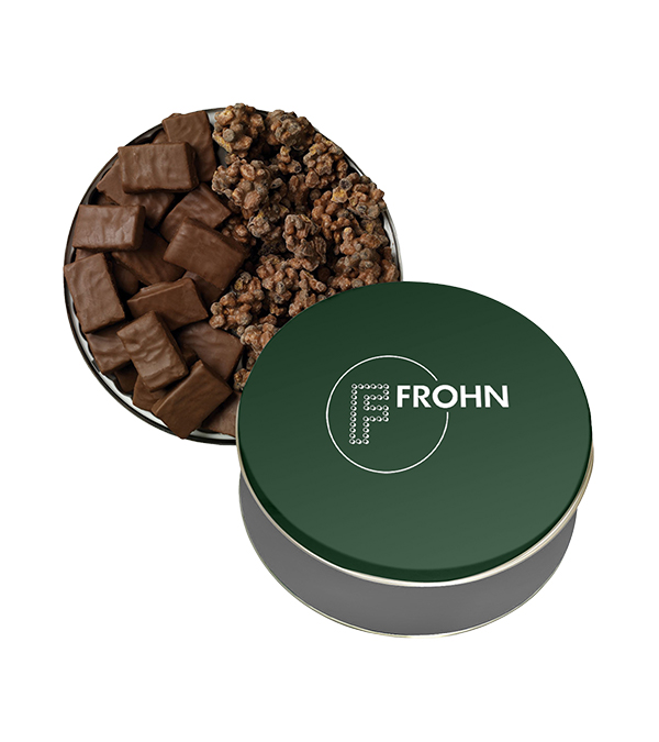 Collector Tin of English Butter Toffee and Dark Chocolate Almonds ...