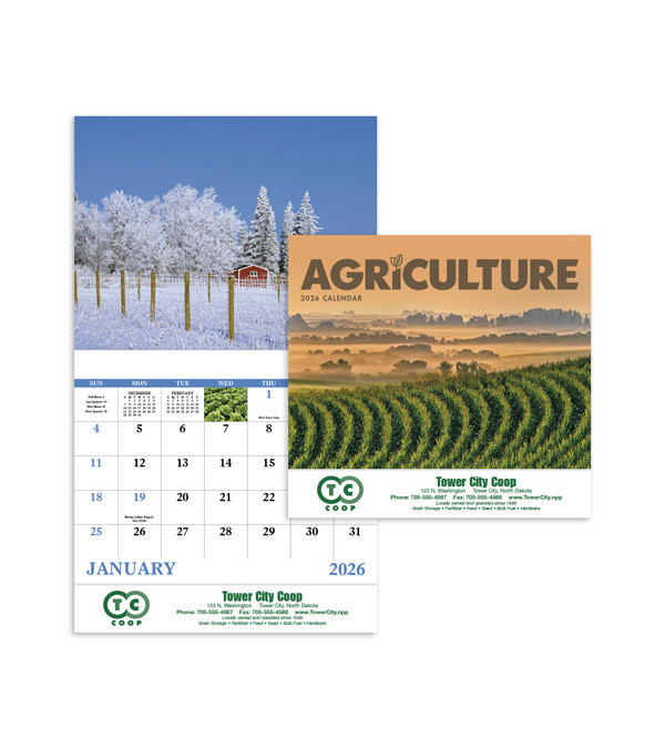 Agriculture Wall Calendar | Myron Promotional Products
