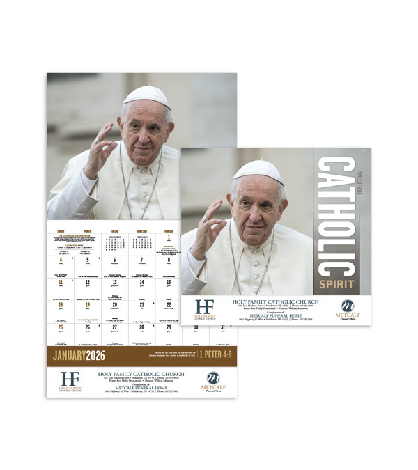 Catholic Spirit Custom Wall Calendar | Myron Promotional Products