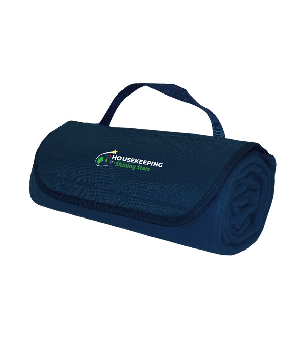 Housekeeping Shining Stars Roll up Fleece Blanket | Myron Promos