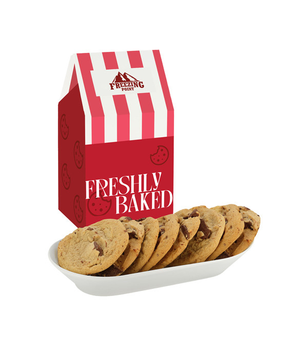 Milk Carton Inspired Box w/ 8 Gourmet Cookies - Featuring Soft-Touch ...