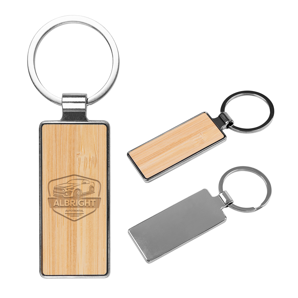 bamboo key tag - VB9RF Harlow