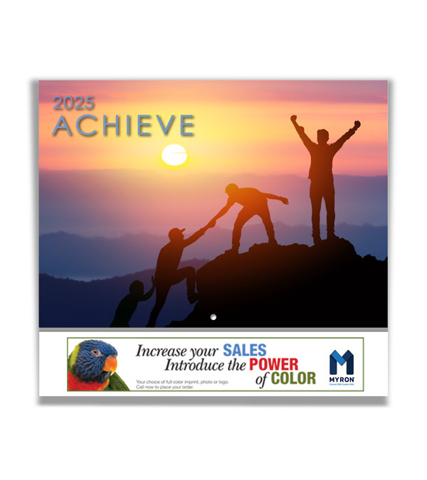 Achieve Custom Wall Calendar | Myron Promotional Products