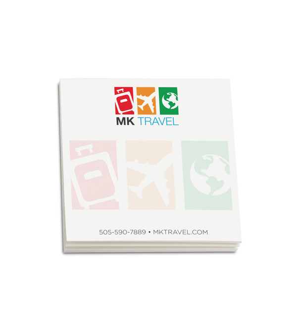 Custom Art Sticky Note Pads - 3" x 3" (100 Sheets) | Myron Promotional ...