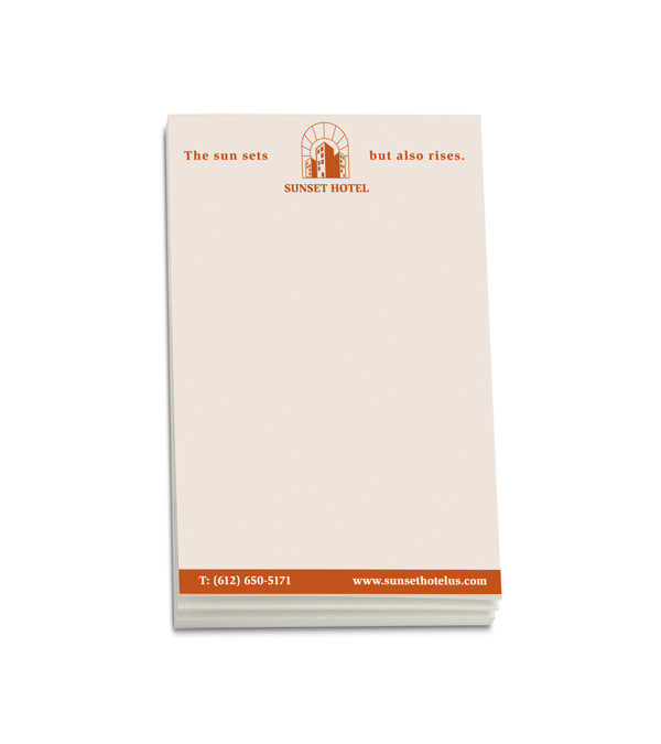 Custom Art Sticky Note Pads - 4" x 6" (50 Sheets) | Myron Promotional ...