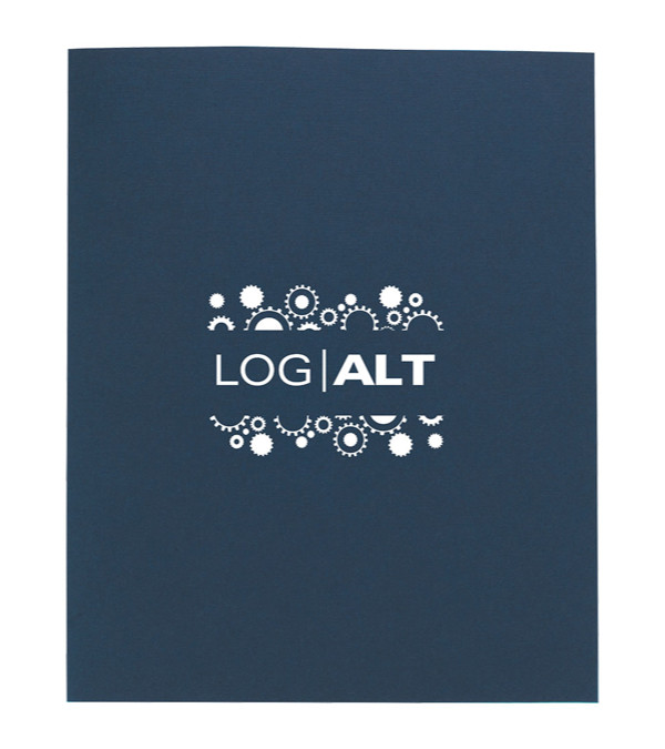 Linen Paper Folder | Myron Promotional Products