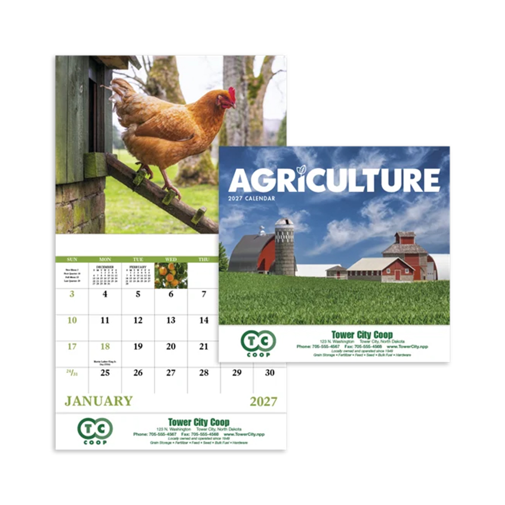 Agriculture Wall Calendar | Myron Promotional Products