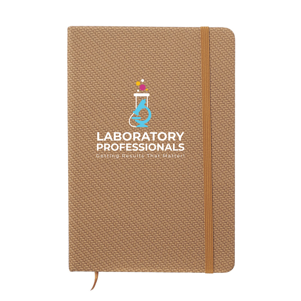 Lab Staff Knit Texturized Notebook | Myron Promos