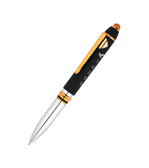 Casca Triple Function Lighted Copper Pen with Stylus | Myron ...