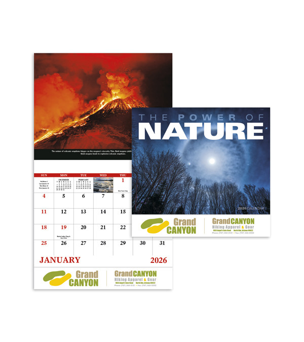 The Power of Nature Wall Calendar | Myron Promotional Products