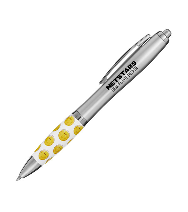 Emoti Emoticon Click Pen-Happy Face | Myron Promotional Products