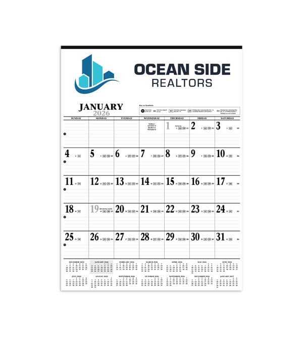 Contractor Calendar - One color imprint | Myron Promotional Products