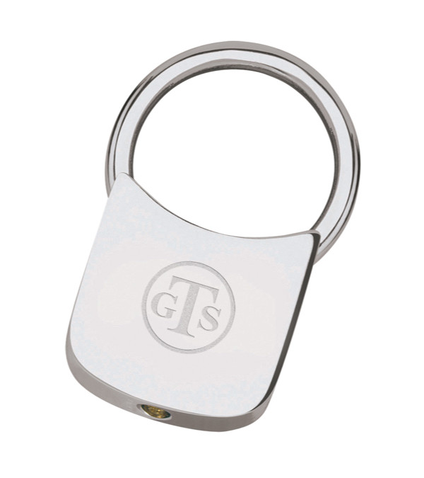 Custom Silver Twist-Lock Keyholder | Myron Promotional Products