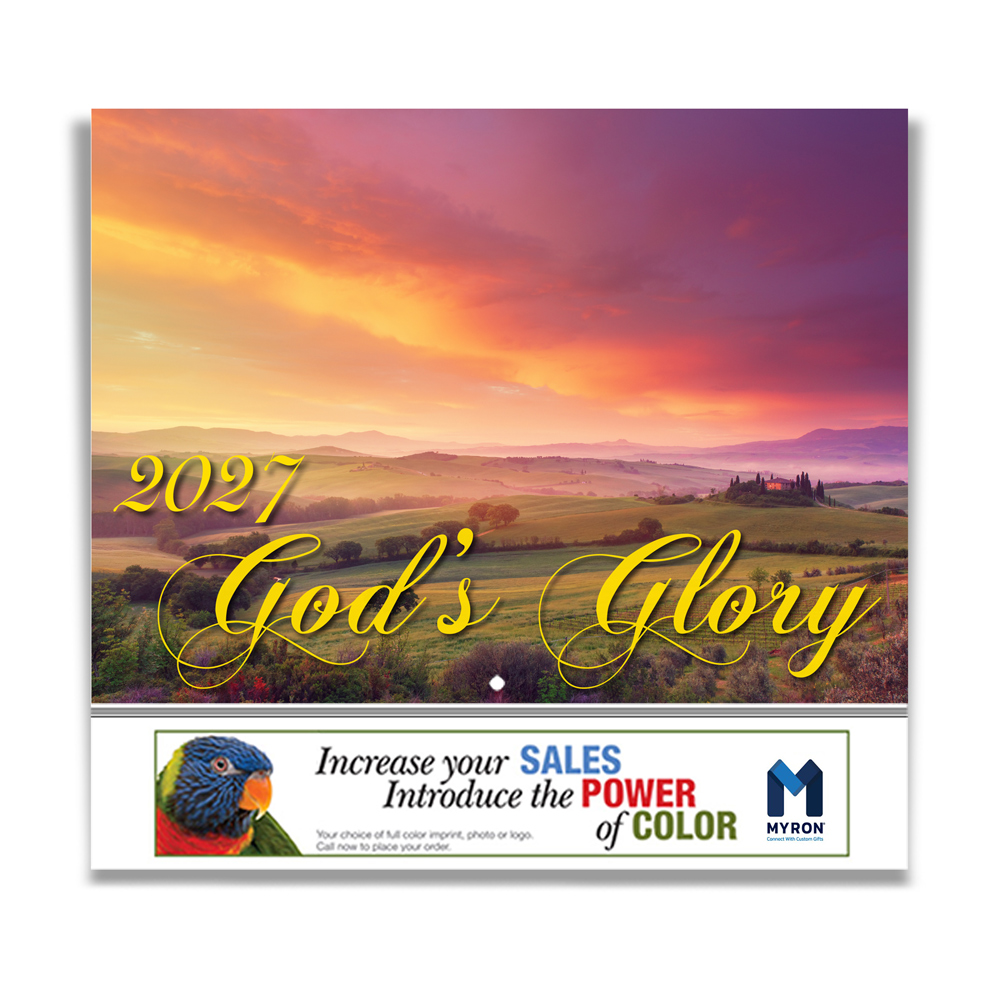 God's Glory Wall Calendar | Myron Promotional Products