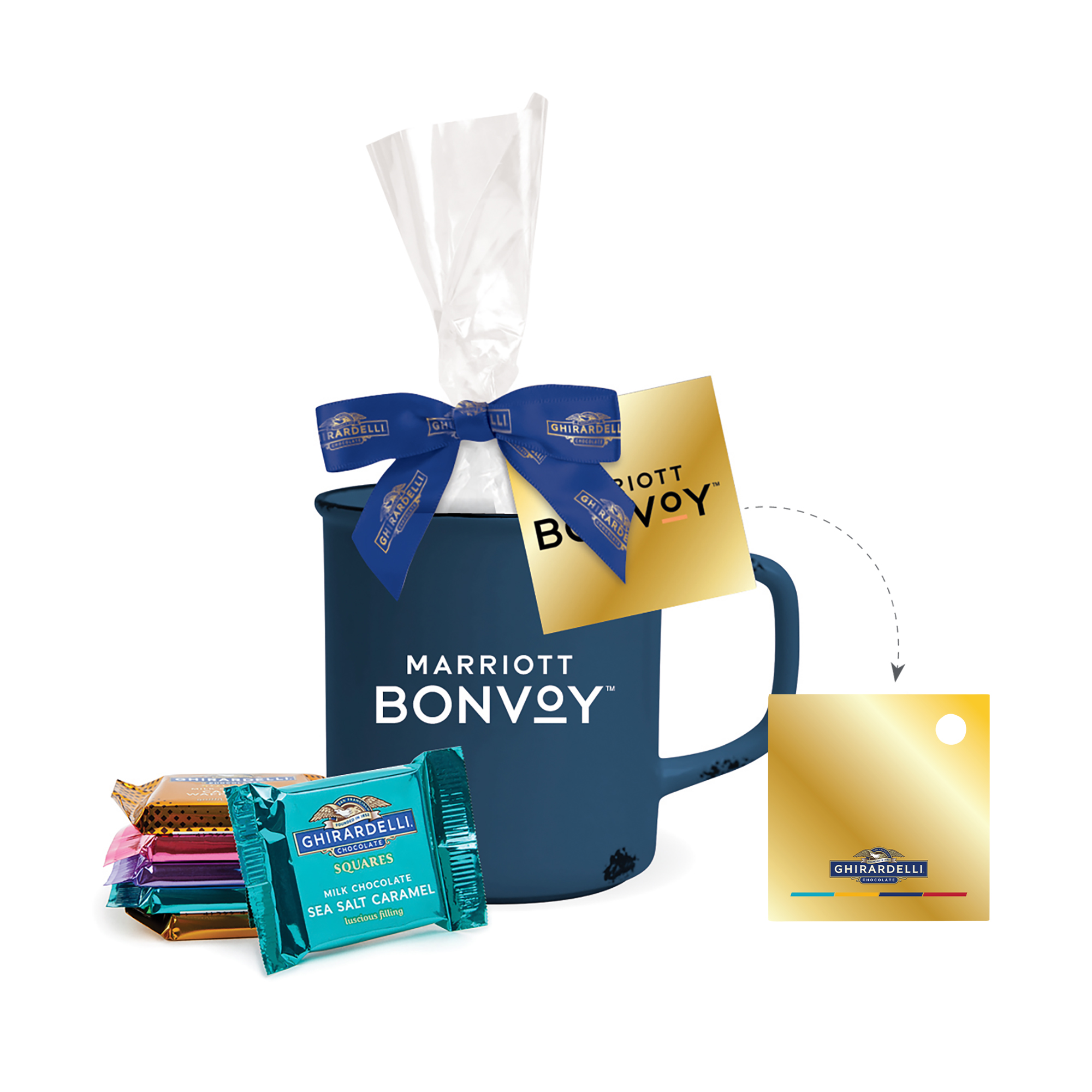 Ghirardelli Mug Drop with 17oz Camp Mug | Myron Promotional Products