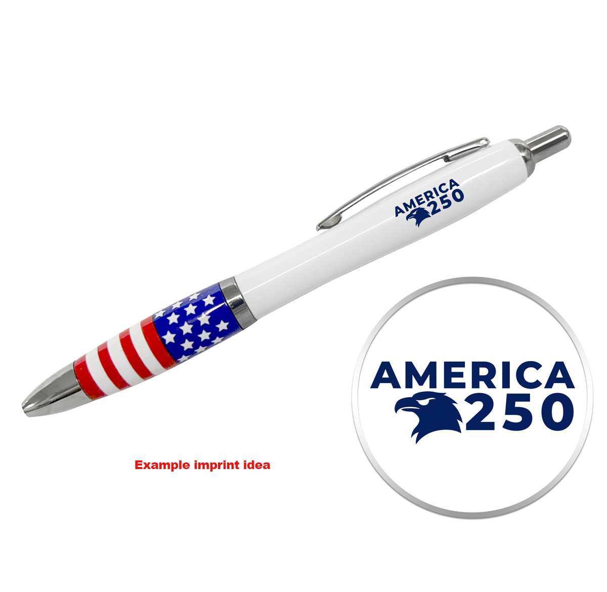 Custom Printed Patriotic Pen